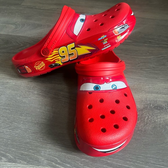 CROCS | Shoes | Crocs Classic Clog Cars Lightning Mcqueen Disney Pixar ...